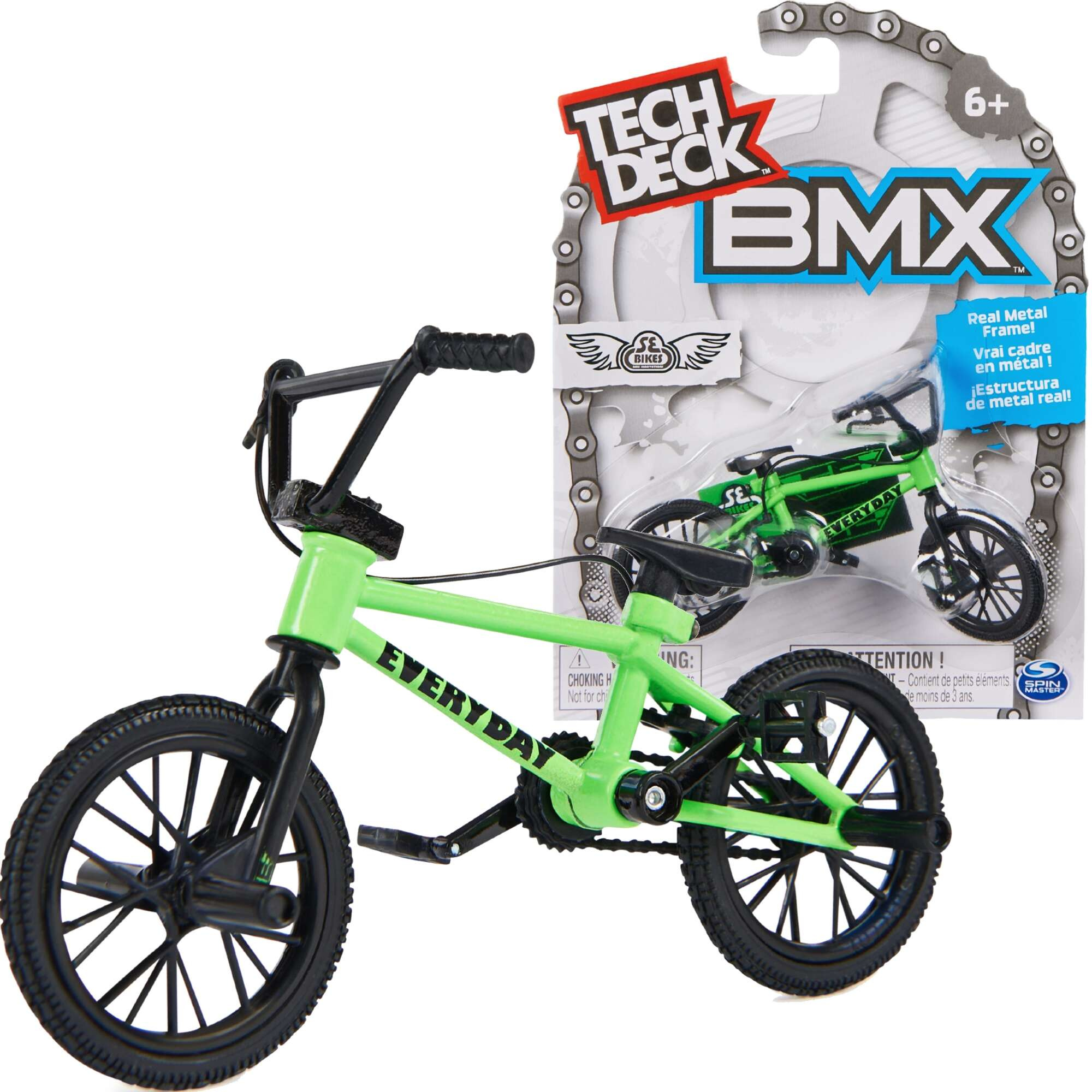 Fingerbike Rower BMX Everyday SE Bikes mini zielony + naklejki Tech ...