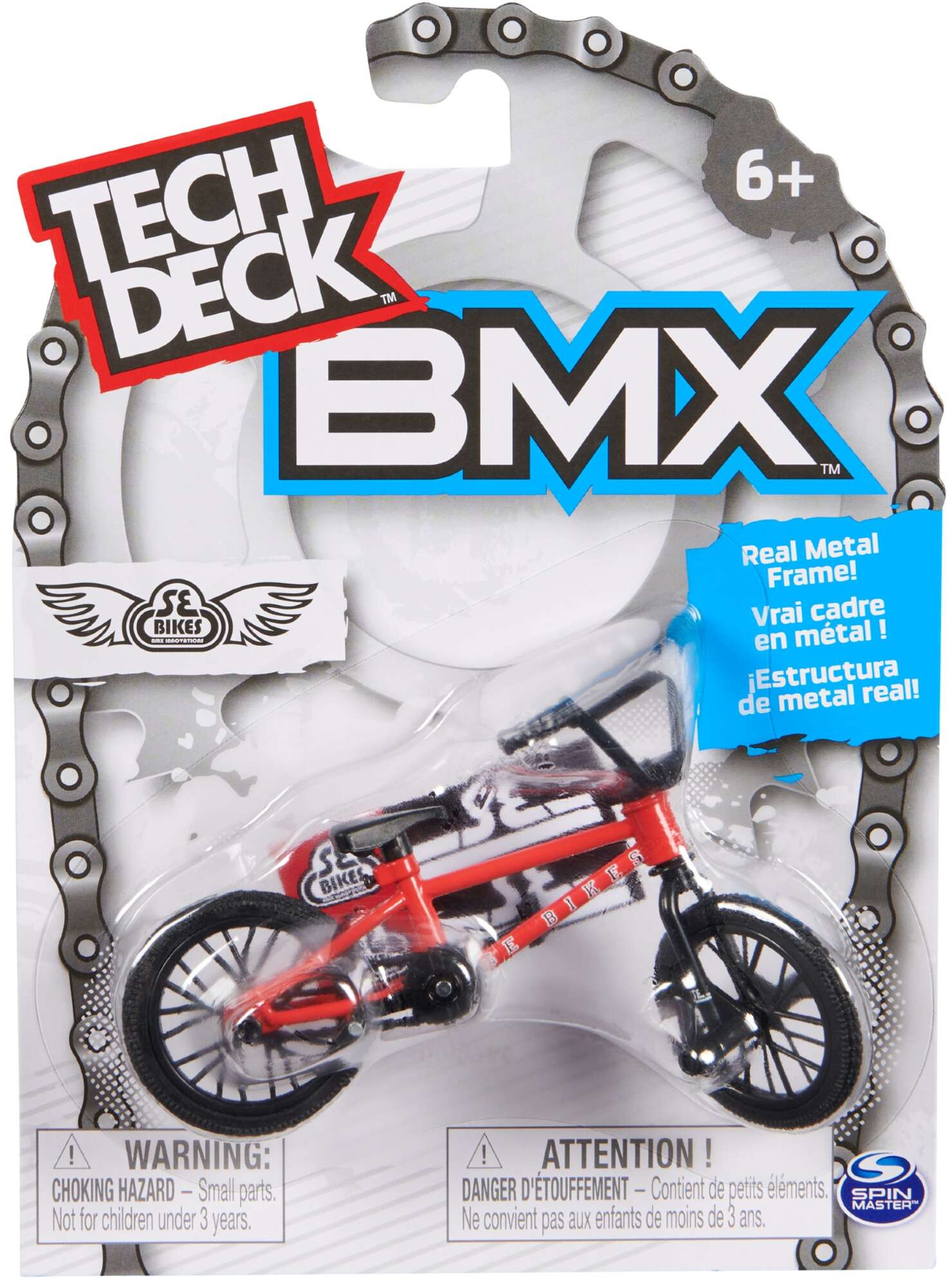 Fingerbike Rower BMX SE Bikes mini czerwony + naklejki Tech Deck : Humbi.pl