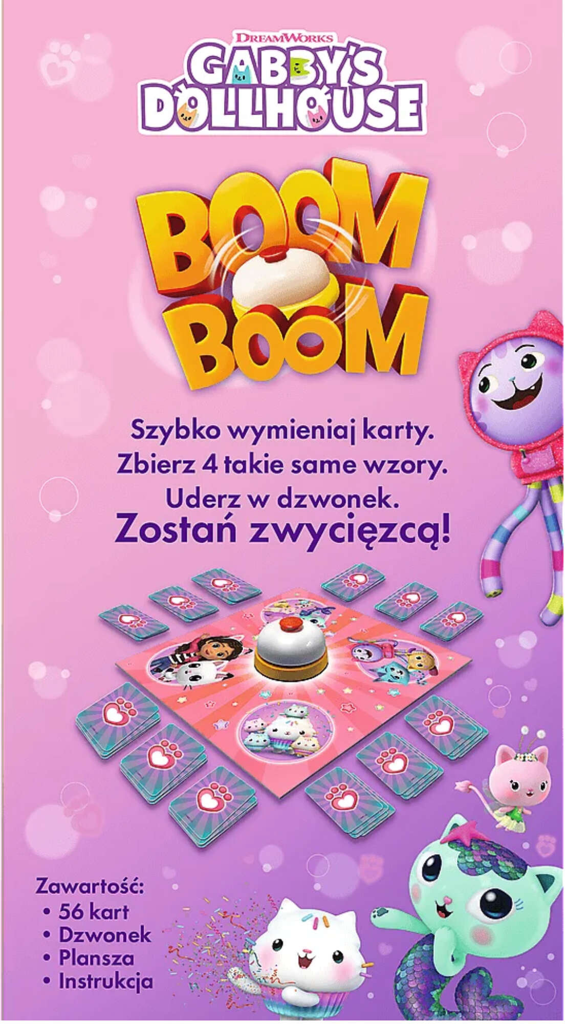 Gra Boom Boom Koci Domek Gabi Gabby's Dollhouse : Humbi.pl