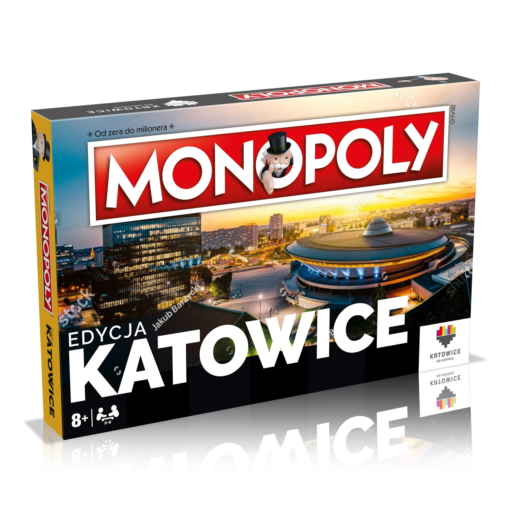 Gra Monopoly edycja Katowice + Puzzle Monopoly Katowice Spodek 1000 elementów : Humbi.pl