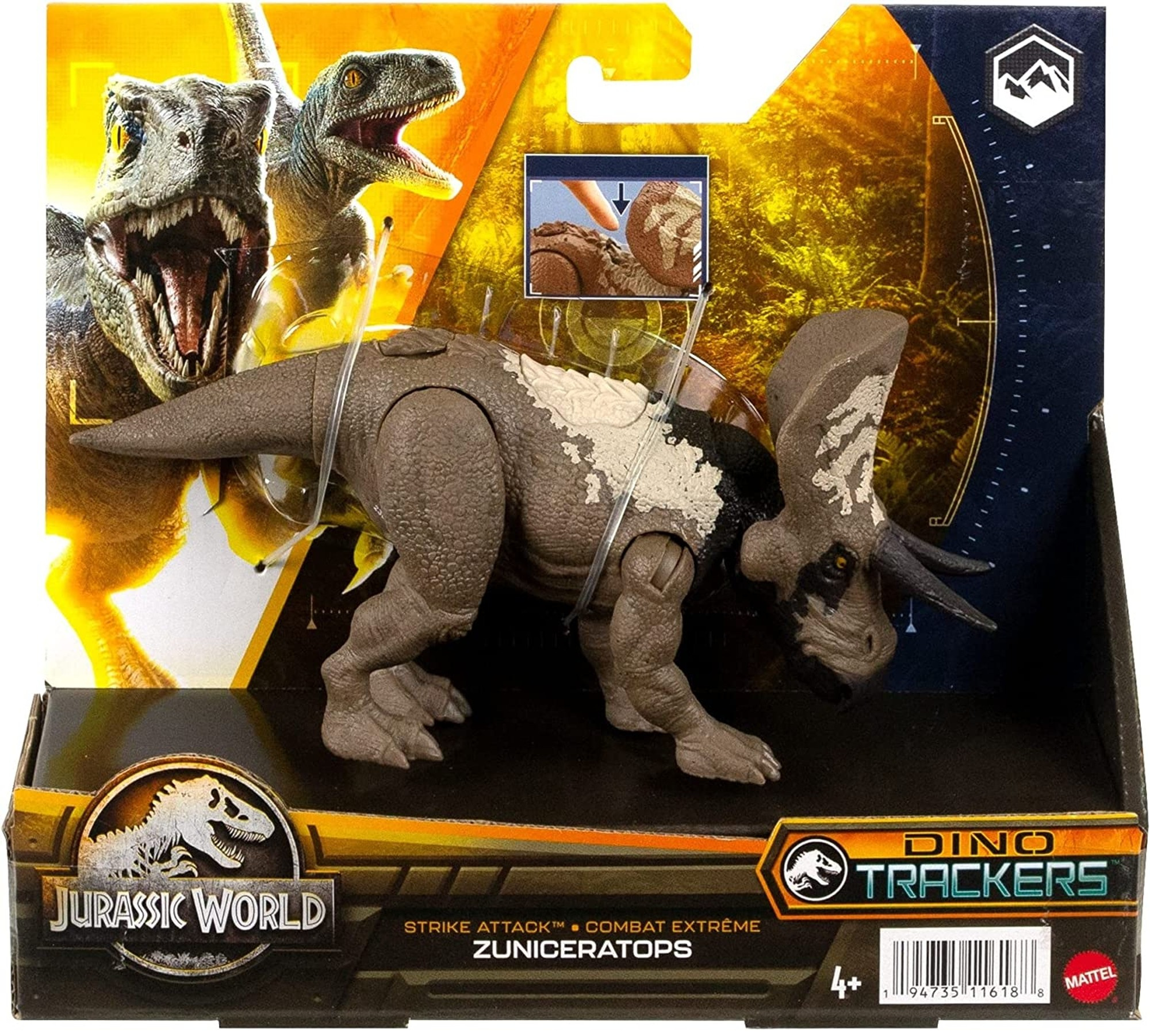 Jurassic World Dino Trackers figurka dinozaur Zuniceratops : Humbi.pl