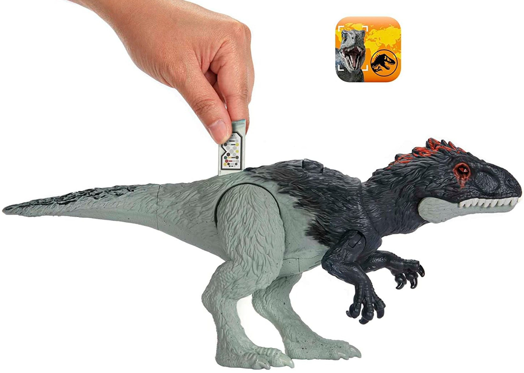 Jurassic World Dino Trackers figurka z dźwiękiem dinozaur Eocarcharia ... Jurassic World Dino Trackers figurka z dźwiękiem dinozaur Eocarcharia ...