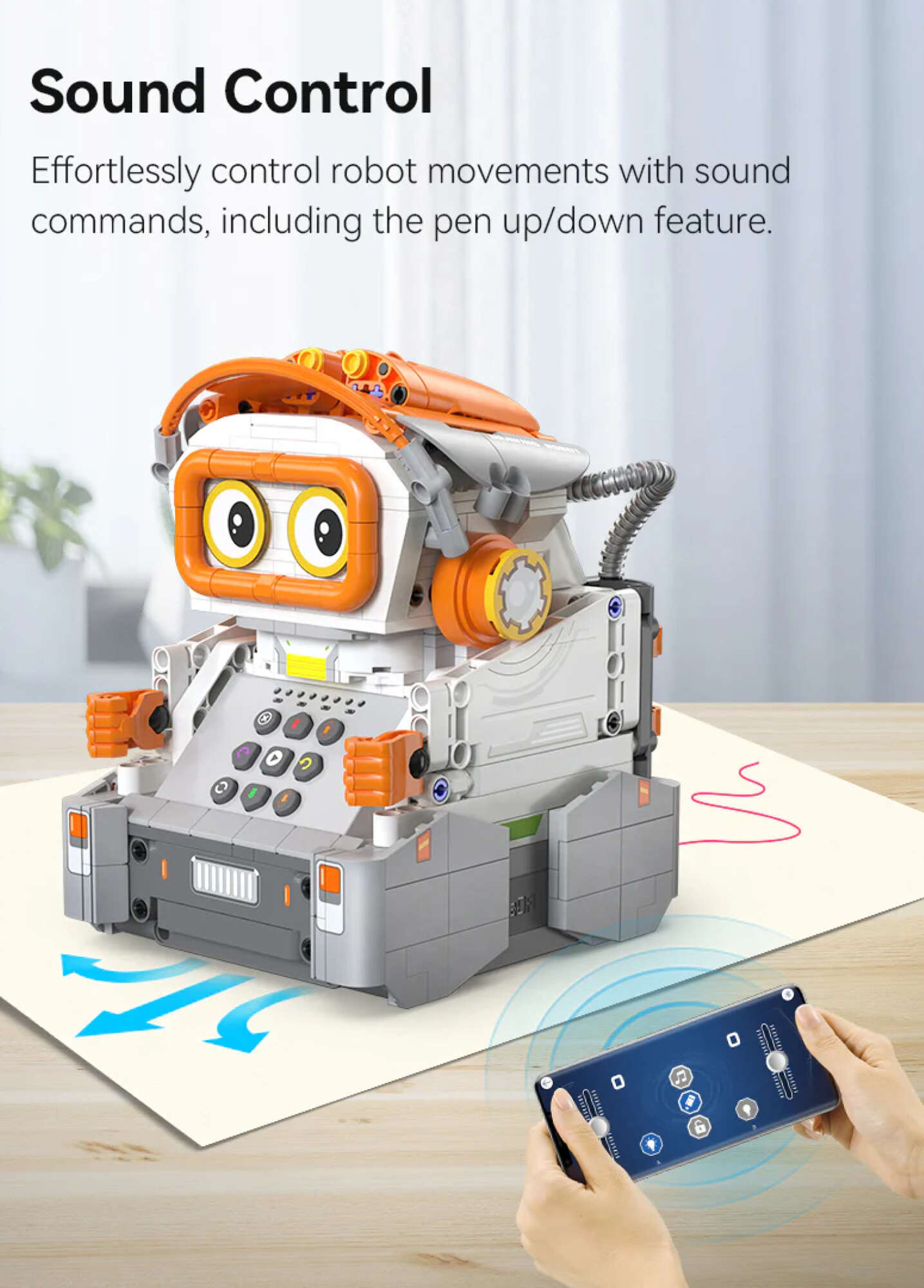 Klocki konstrukcyjne CaDA Robot malujący PiccasBot programowany ...