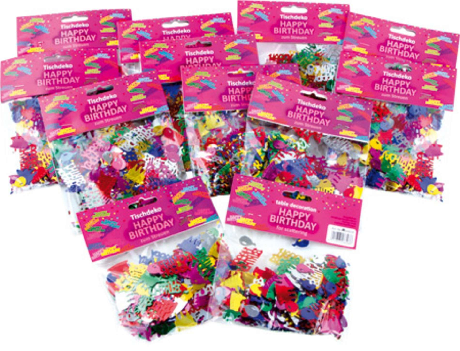 Konfetti dekoracja Happy Birthday : Humbi.pl