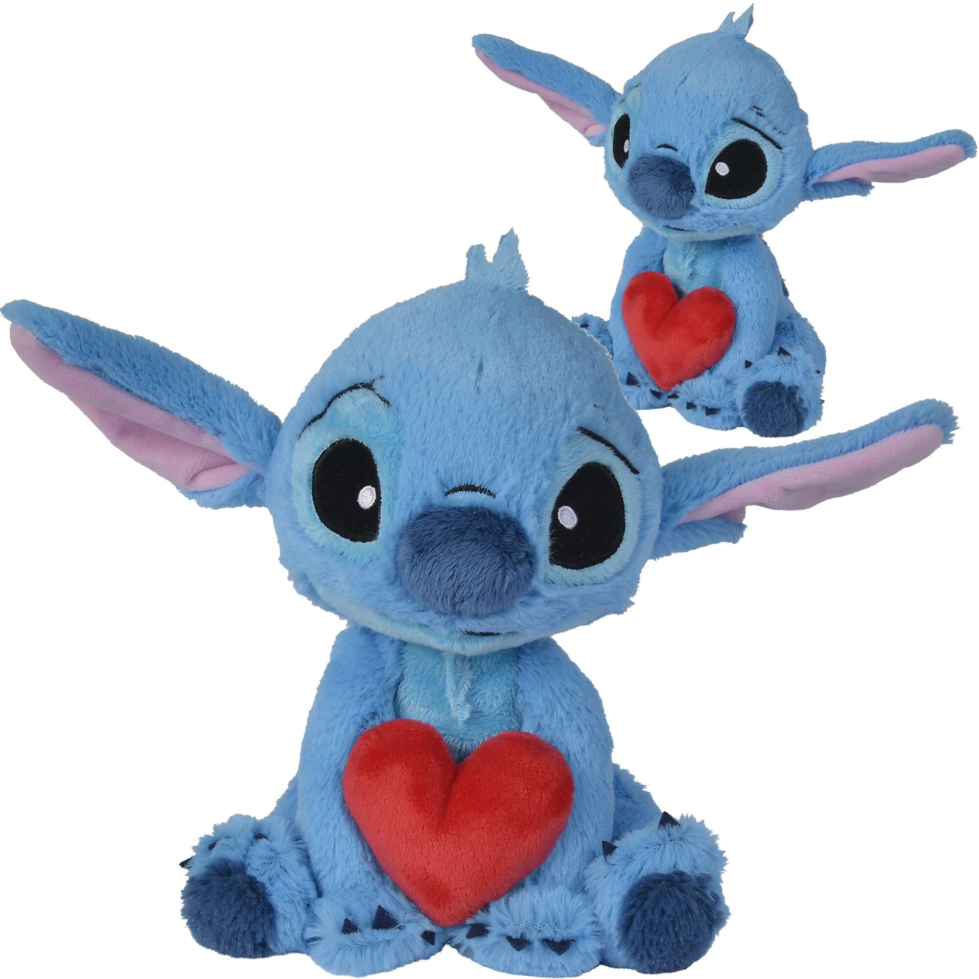 Disney Lilo i Stitch Maskotki pluszak Stitch i Andzia z sercem 25 cm : Humbi.pl