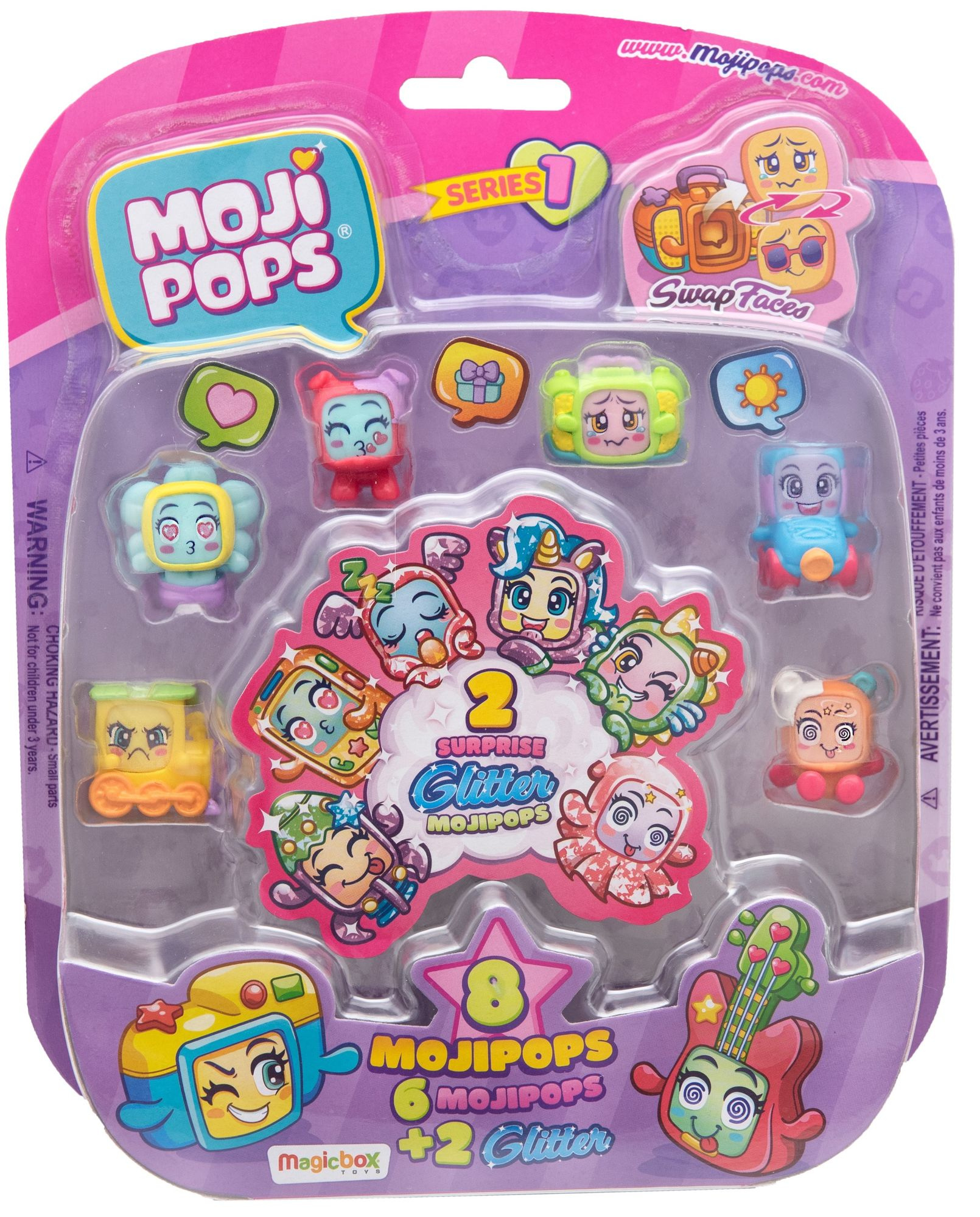MagicBox Moji Pops Zestaw 8 losowych figurek Seria 1 : Humbi.pl