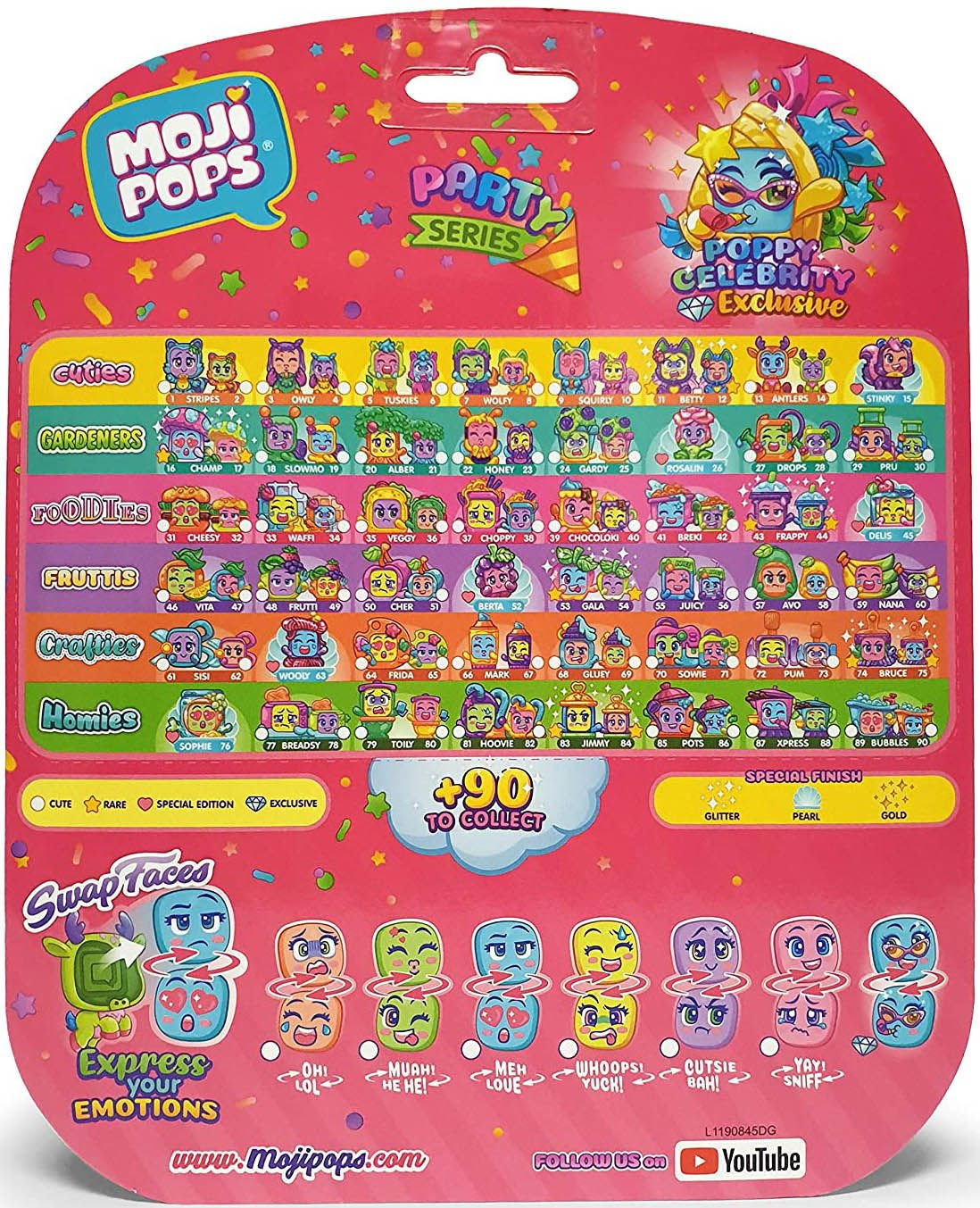 Moji Pops Seria Party Zestaw 8 figurek - 2 pearl : Humbi.pl