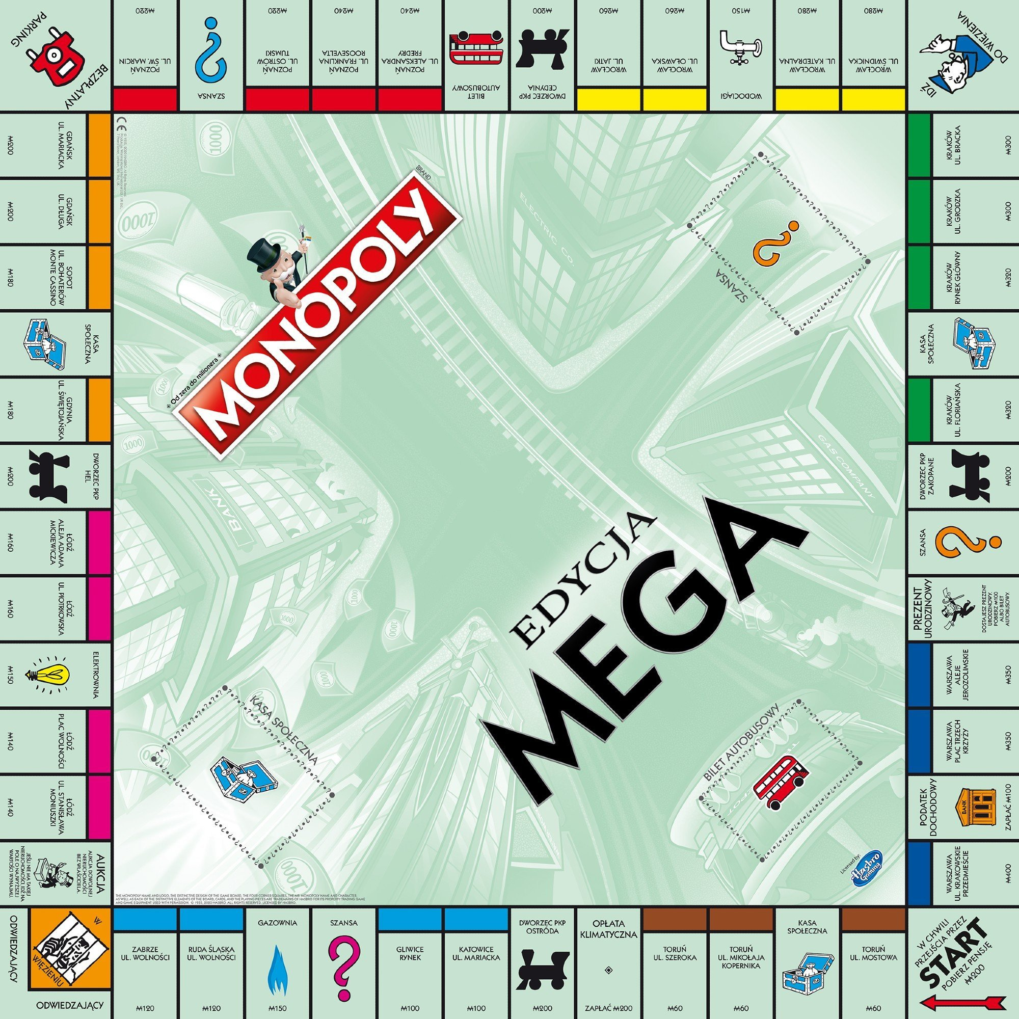 Monopoly Mega Edycja specjalna gra planszowa Winning Moves : Humbi.pl