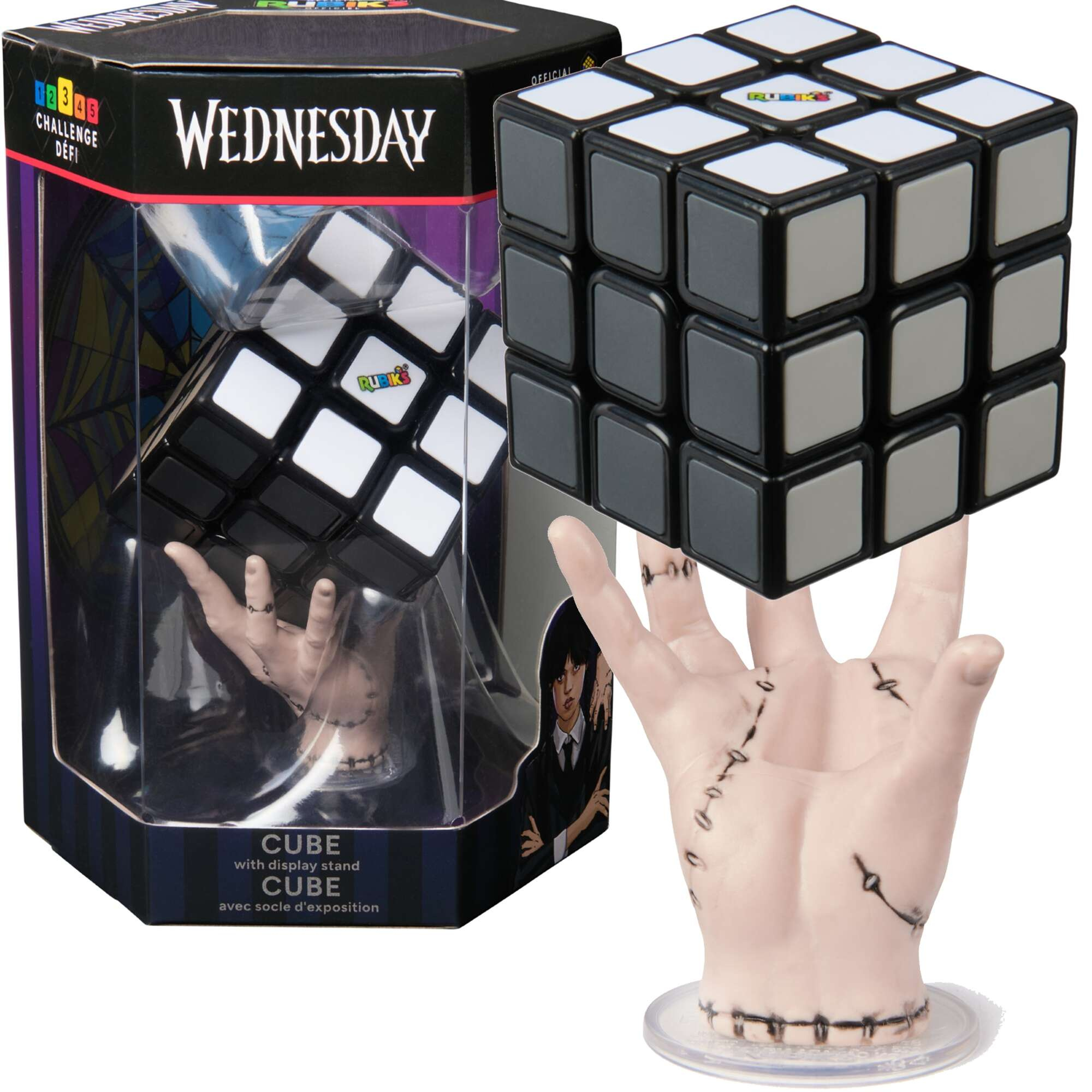 Oryginalna Kostka Rubika Rubik's Cube Wednesday 3x3 + podstawka Pan ...