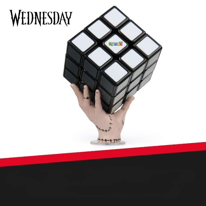 Oryginalna Kostka Rubika Rubik's Cube Wednesday 3x3 + podstawka Pan ...