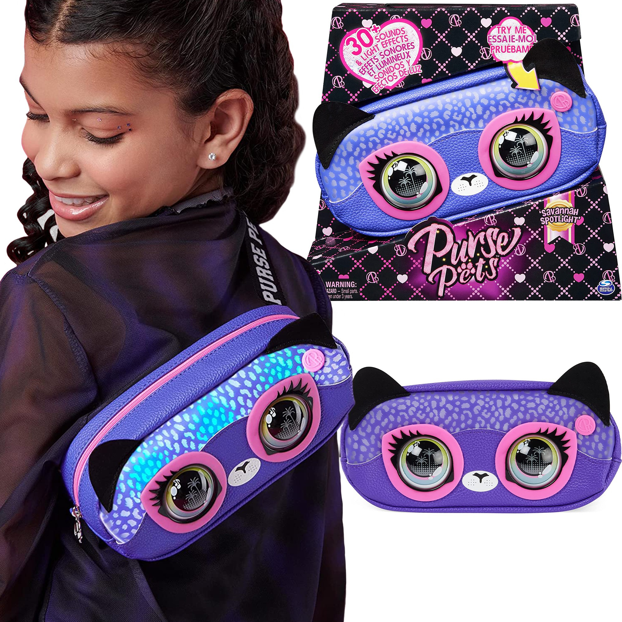 Torebka z oczami Purse Pets Hoot Couture Owl Sowa Interaktywna Dźwięk ...