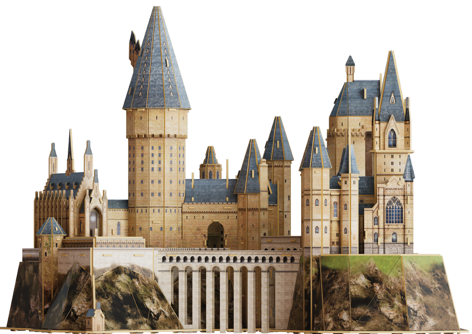 Puzzle 4D Build Harry Potter Hogwarts Zamek model 3D do złożenia : Humbi.pl