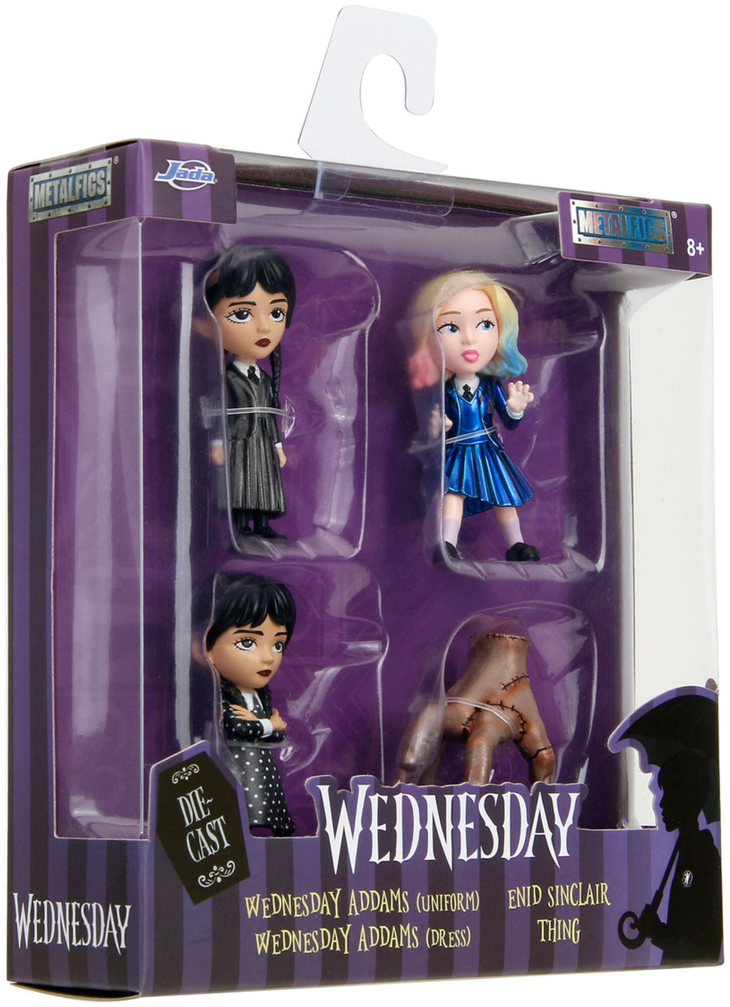 Wednesday Zestaw 4 metalowe figurki kolekcjonerskie 6 cm Enid Sinclair ...