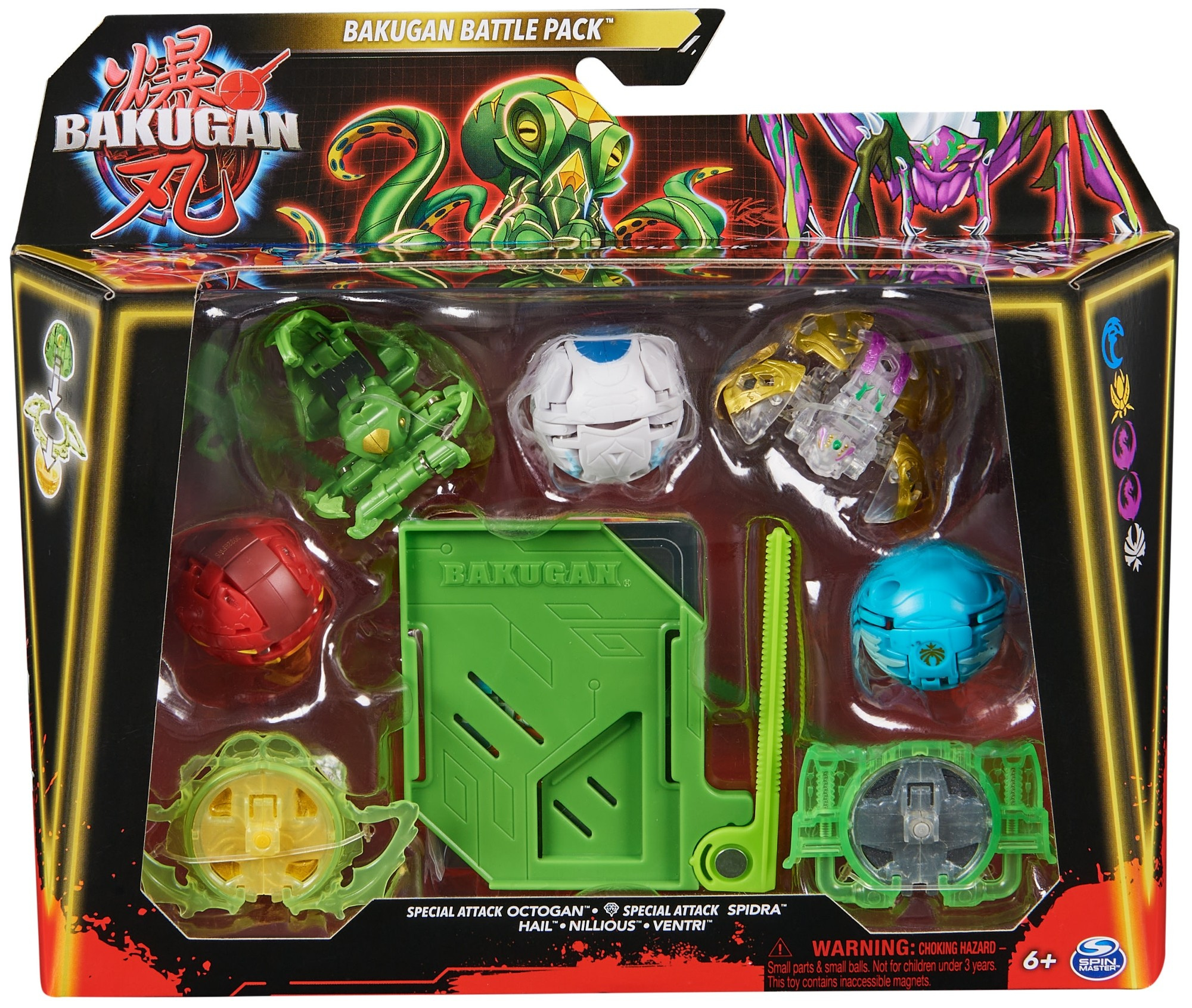 Zestaw Bakugan Battle Pack Gra strategiczna + Figurki Special Attack ...