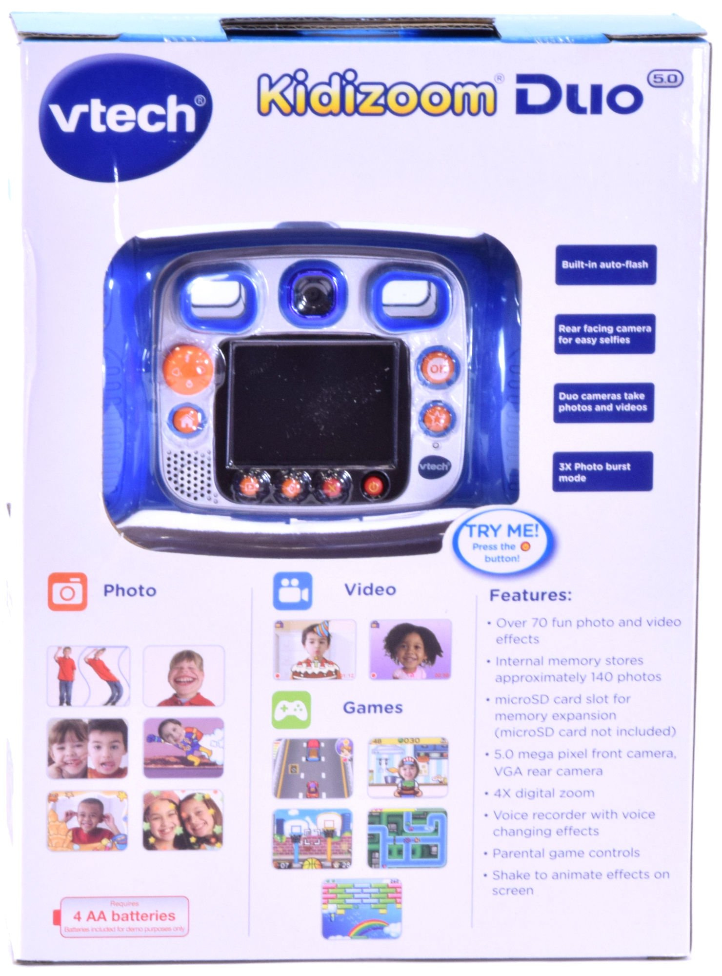 vTech Kidizoom Aparat Duo Camera 5.0 - niebieski + Torba podróżna na ...